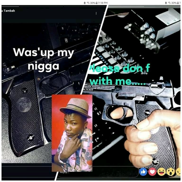 Lil J Shows Off His New Gun. - Geez Liberia